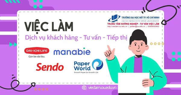 Danh sách việc làm lĩnh vực Dịch vụ khách hàng - Tư vấn - Tiếp thị - Trung tâm Hướng nghiệp - Tư ...